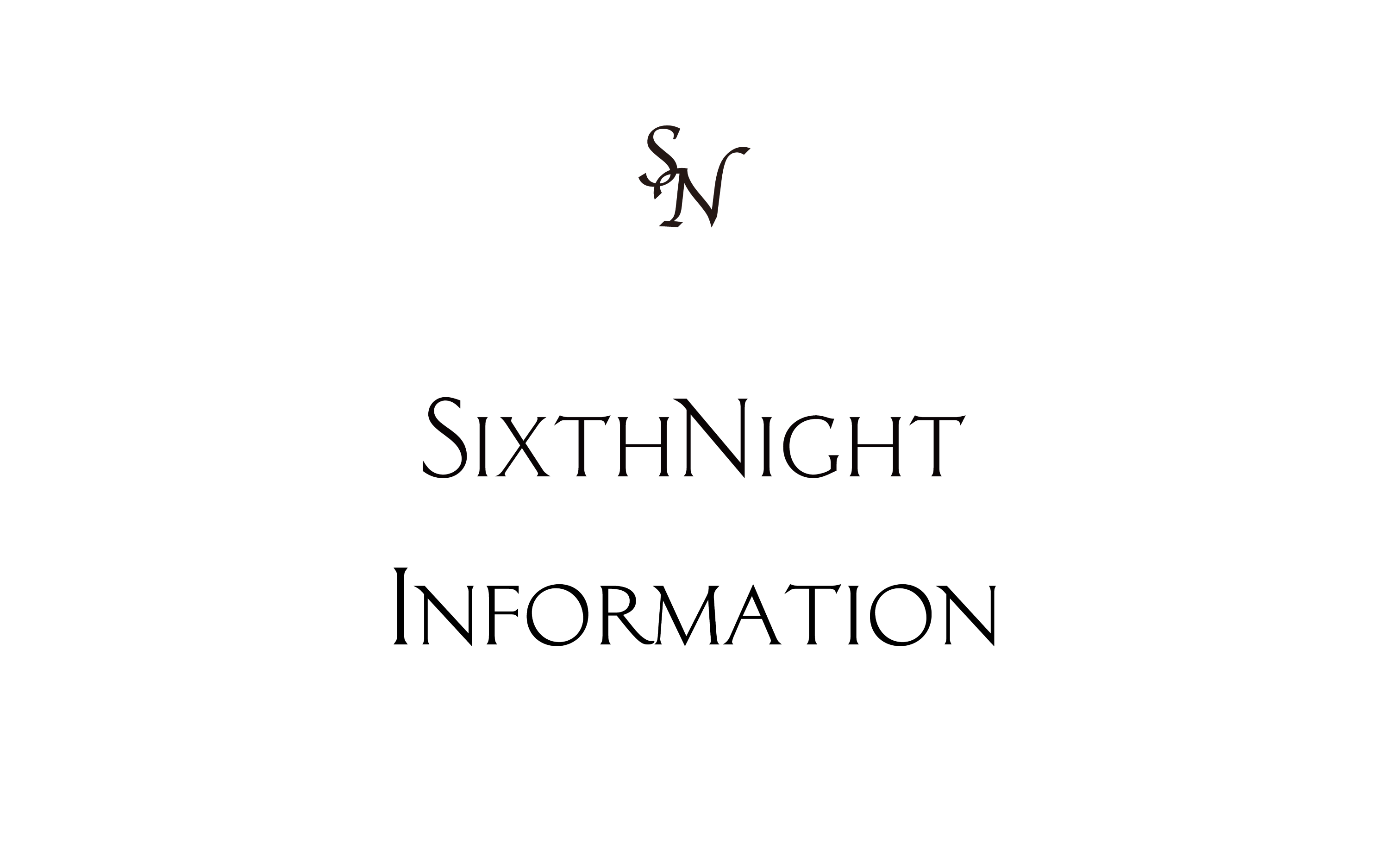 9/12 価格改定のお知らせ – SIXTH NIGHT